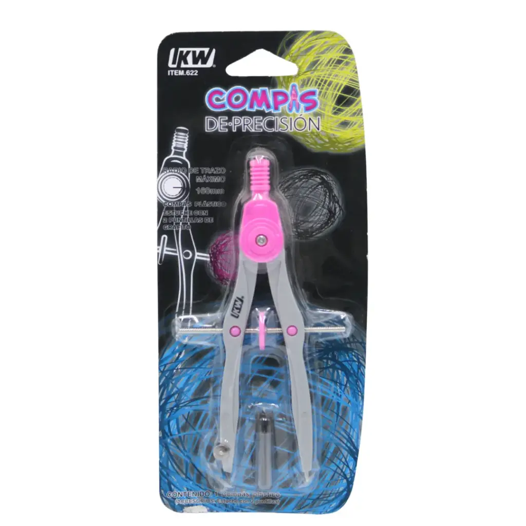 COMPAS PRECISION PLASTICO IKW 622 | Mariposa Papelerias