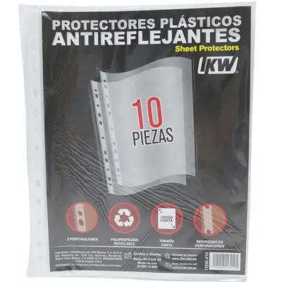 PROTECTOR HOJA CARTA C10 IKW | Mariposa Papelerias